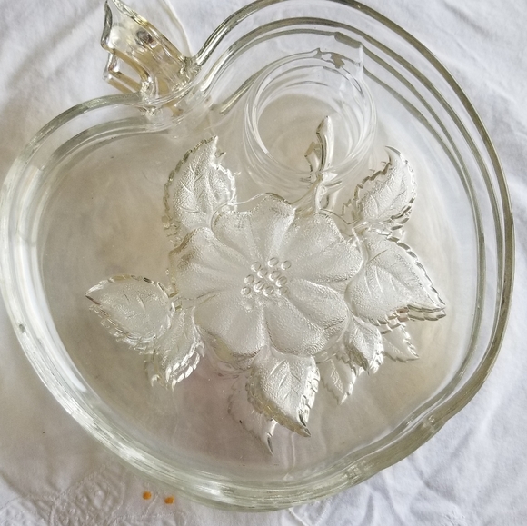 Vintage | Dining | Vintage Desert Clear Glass Tray Set Of 2 | Poshmark